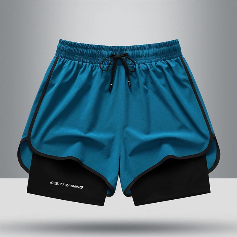 Summer-New-High-Quality-Ice-Silk-Shorts-For-Sports-Quick-Drying-Fitness ...
