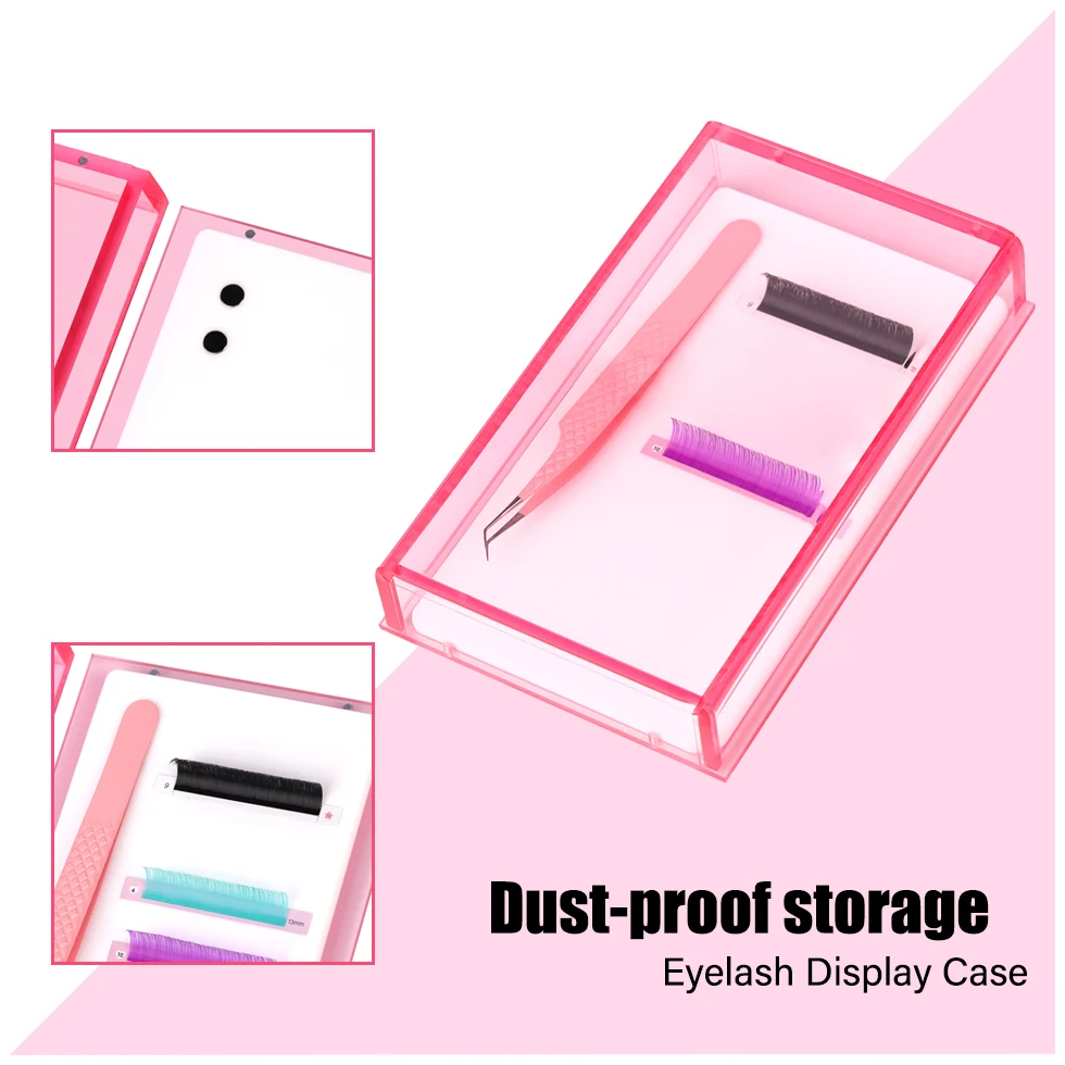 Free-Shipping-Acrylic-Eyelash-Extension-Storage-Case-Makeup-Organizer ...