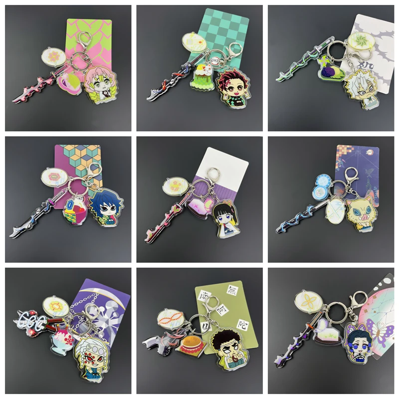 14-New-Styles-Anime-Demon-Slayer-Acrylic-Keychain-Enmu-Dream-Akaza ...