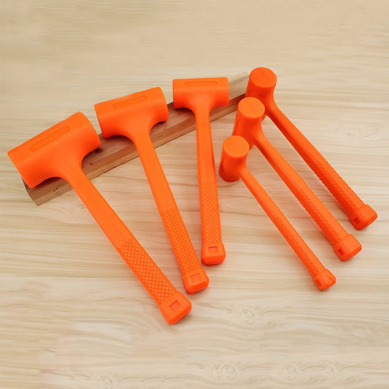 0-5-4LB-Tool-Multifunctional-Hammer-Orange-Mallet-Soft-Rubber-Flooring-Tool-No-Unicast-Install ...