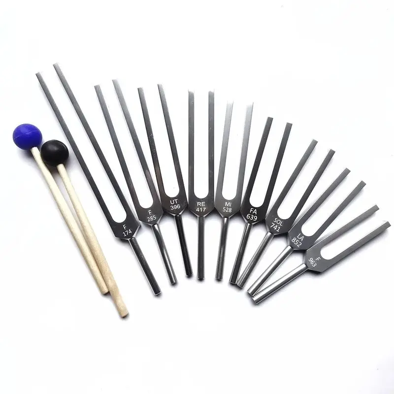 174Hz-963Hz-Chakra-Tuning-Fork-Sound-Healing-Tools-Yoga-Diapason-Music ...