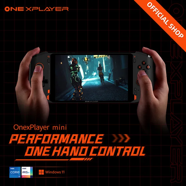 OnexPlayer mini PC Gaming Laptop Core i7-1195G7 One Xplayer 7 inch ...