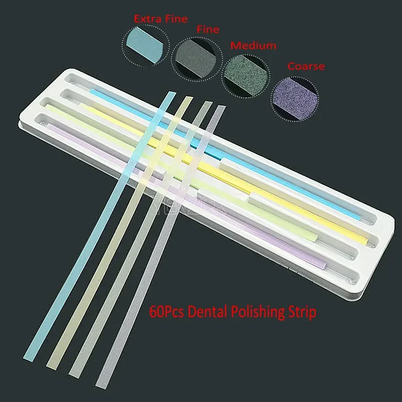 60Pcs-Box-Dental-Polyester-Polishing-Strip-4-Types-Polishing-Polystrips ...