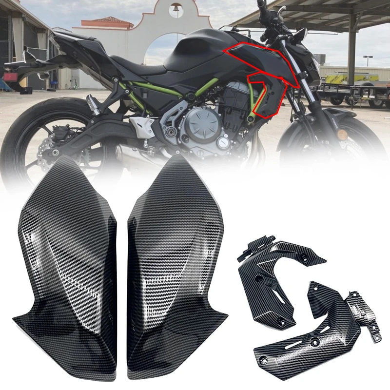 Z650-Motorcycle-Radiator-Side-Cover-Panel-Fairing-For-Kawasaki-Z-650 ...