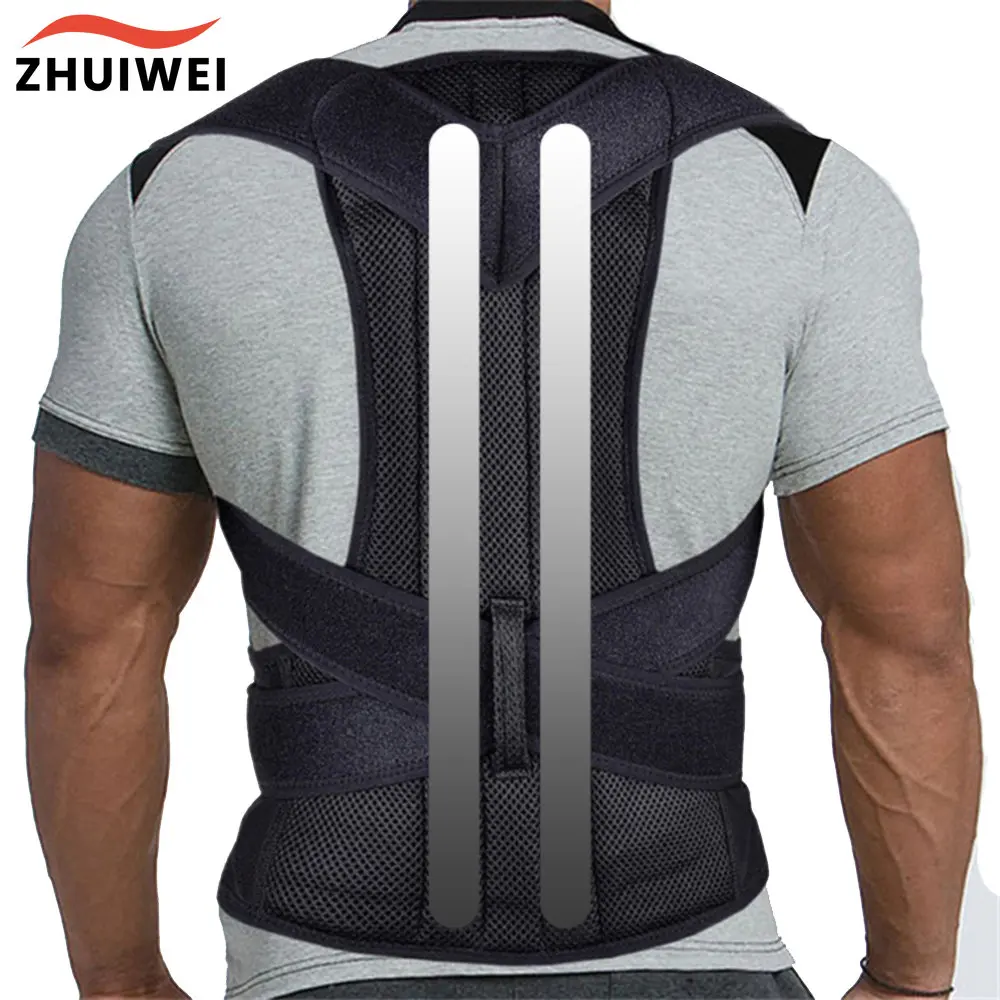 Adjustable Scoliosis Posture Corrector Corset Back Brace Lumbar Support ...