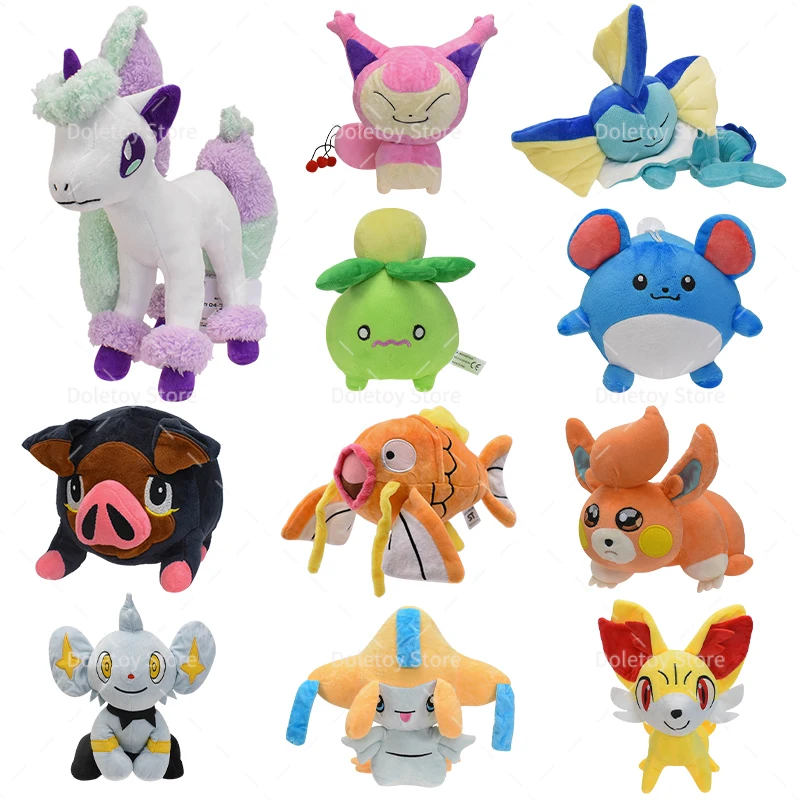 Jouets En Peluche Souples Pokémon, Modèles Galariens, Poney, Fennekin ...