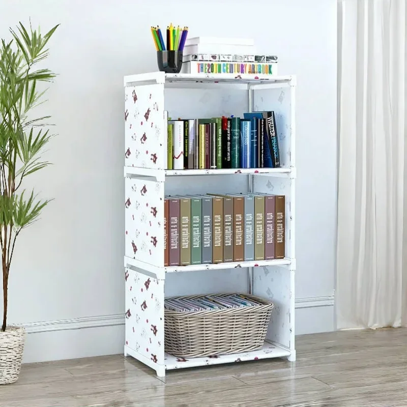 4-layer-DIY-Simple-Bookshelf-Easy-Assembly-Bookcase-Can-Be-Moved ...