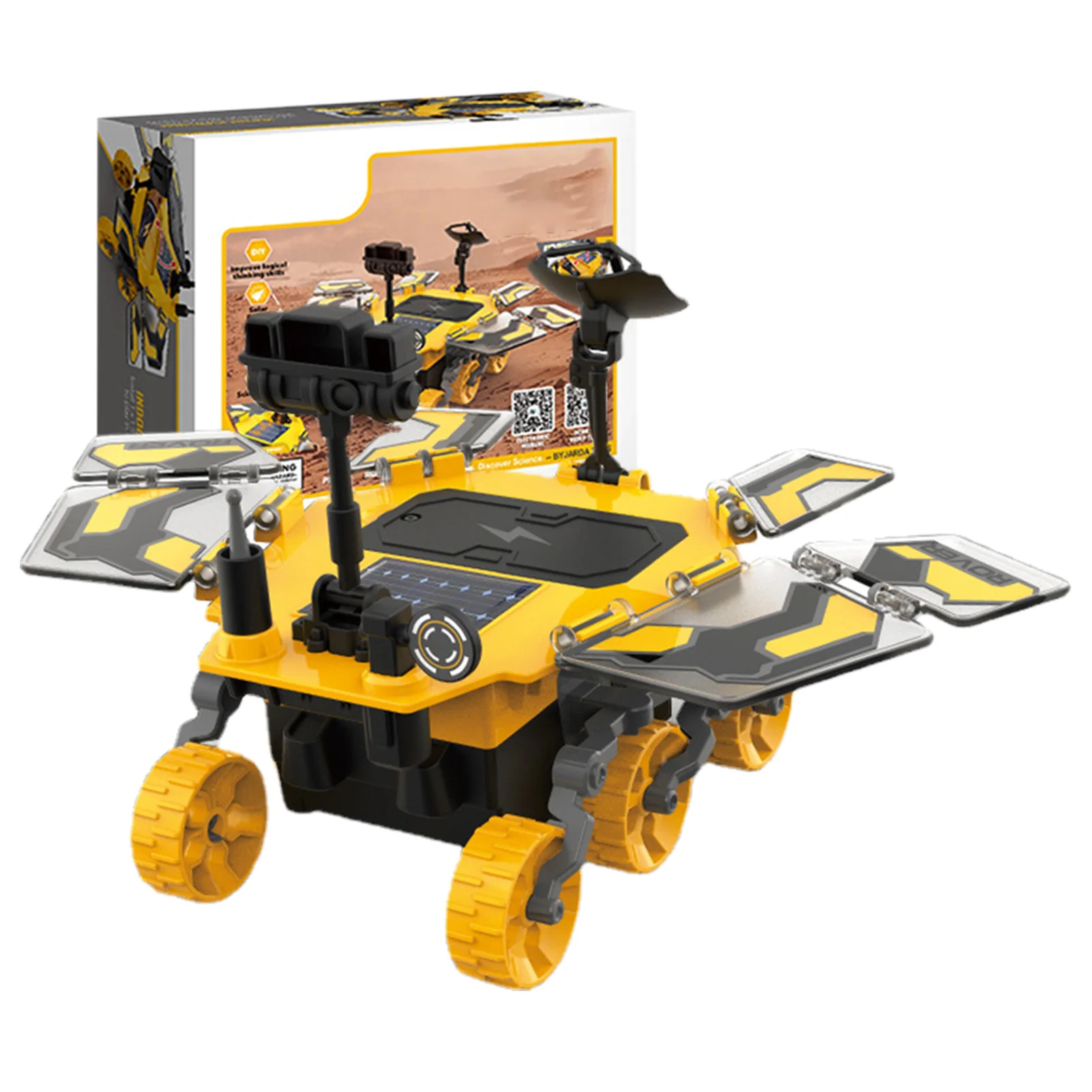 Robot-Toy-Building-Sets-Solar-Powered-Dual-Drive-Motor-Assembled-Mars ...