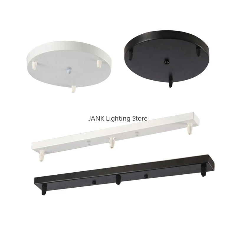 Ceiling-Mounted-Base-Canopy-Plate-DIY-Round-Rectangle-Multi-Heads ...