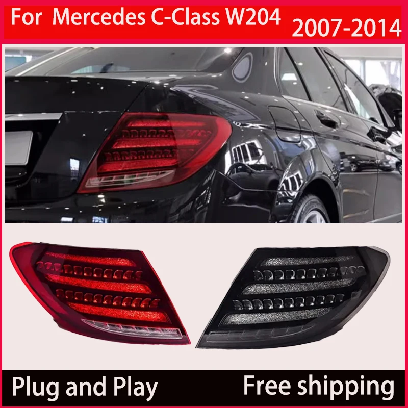 For-Mercedes-Benz-W204-C180-C200-C250-C280-C300-LED-taillight-assembly ...
