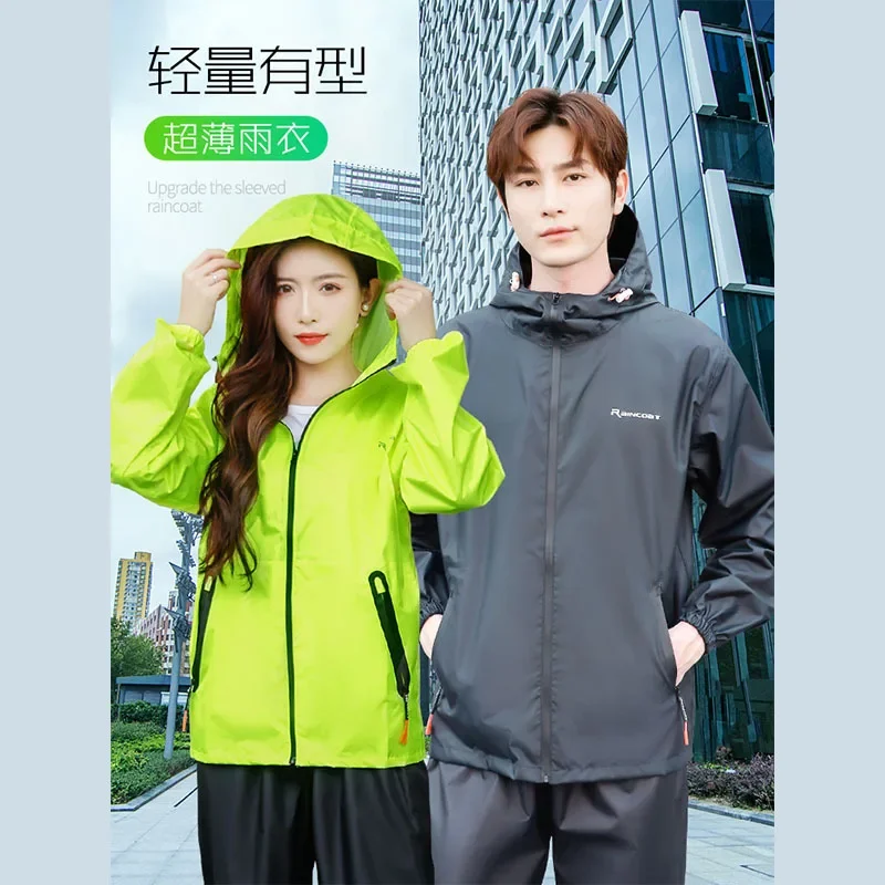 Ultra-Thin-Raincoat-Suit-Waterproof-Men-s-and-Women-s-Motorcycle-Rain ...