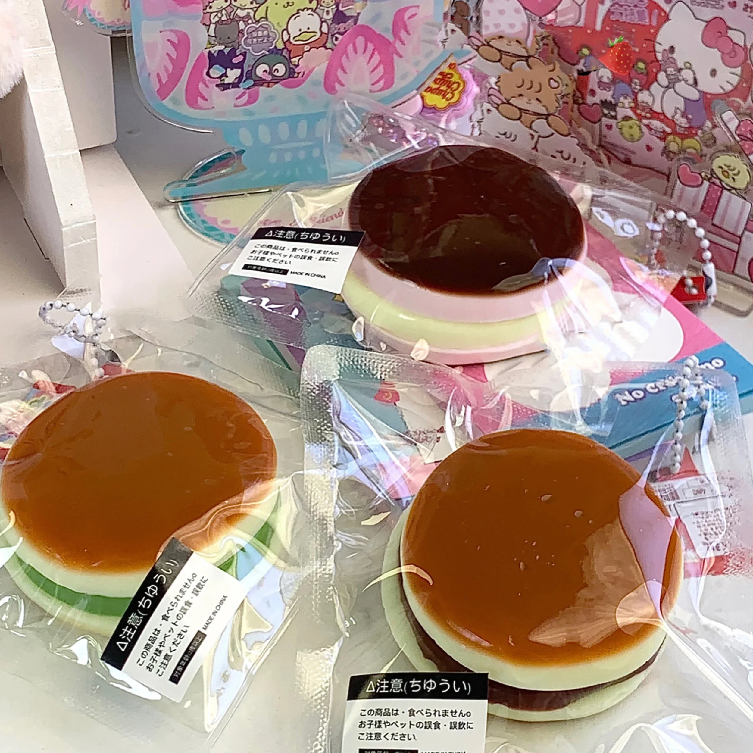 Taba-Squishy-Silicone-Big-Red-Bean-Cake-pasteler-a-Dorayaki-Mushy-Matcha-Dorayaki-Tabby-Squishy ...
