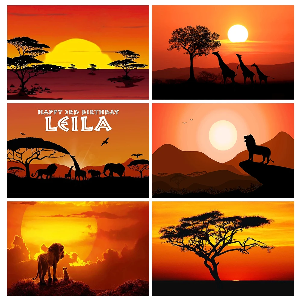 Lion-King-Simba-Photography-Backdrop-Customizable-Kids-Birthday-Party ...