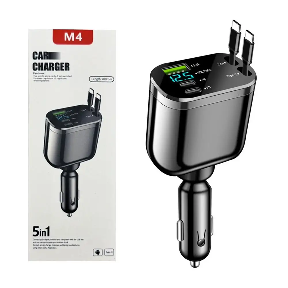 Car Charger Super Fast Charging USB 3.1A Type C PD Fast Charging ...