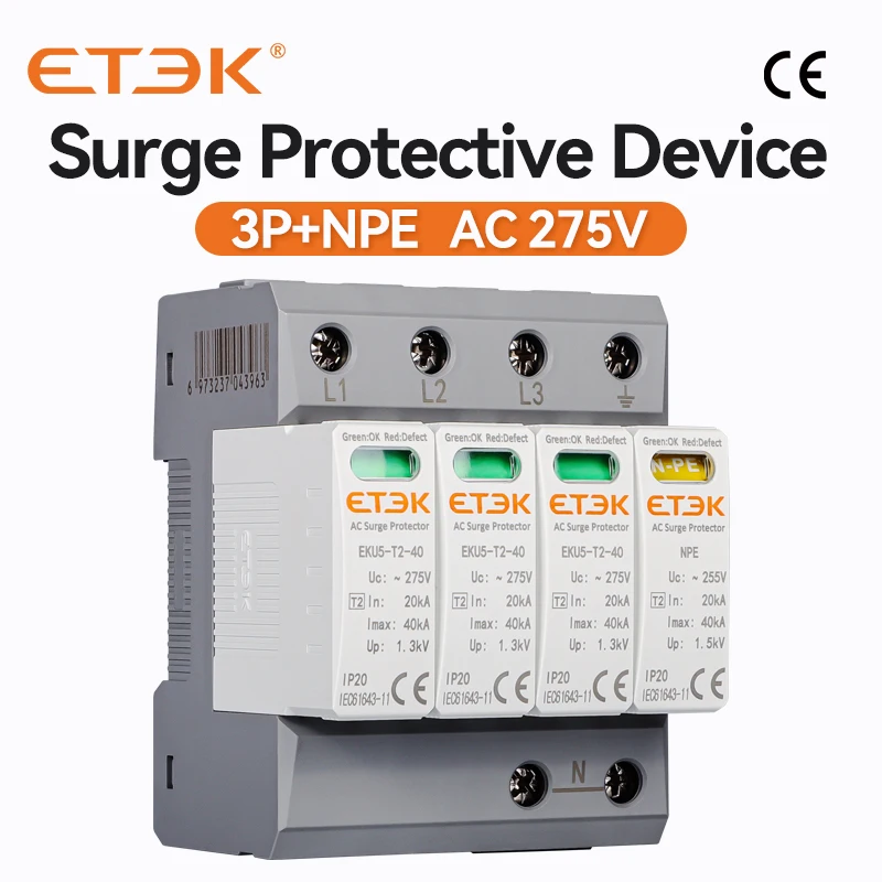 ETEK-House-Surge-Protective-Device-Protector-Arrester-Protection-Type ...