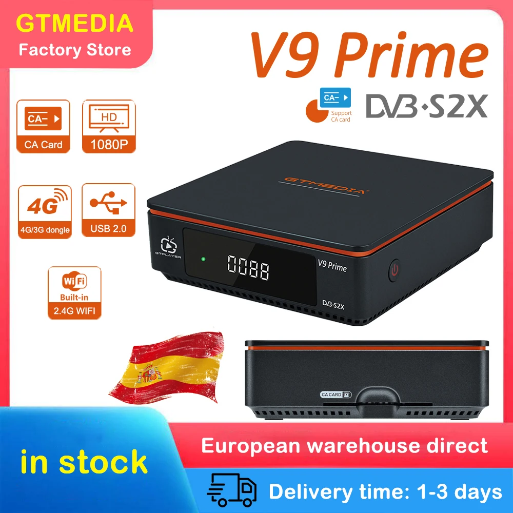 GTMEDIA V9 Prime Super DVB-S2 Satellite Receiver Upgrade by V8 Nova V9 ...