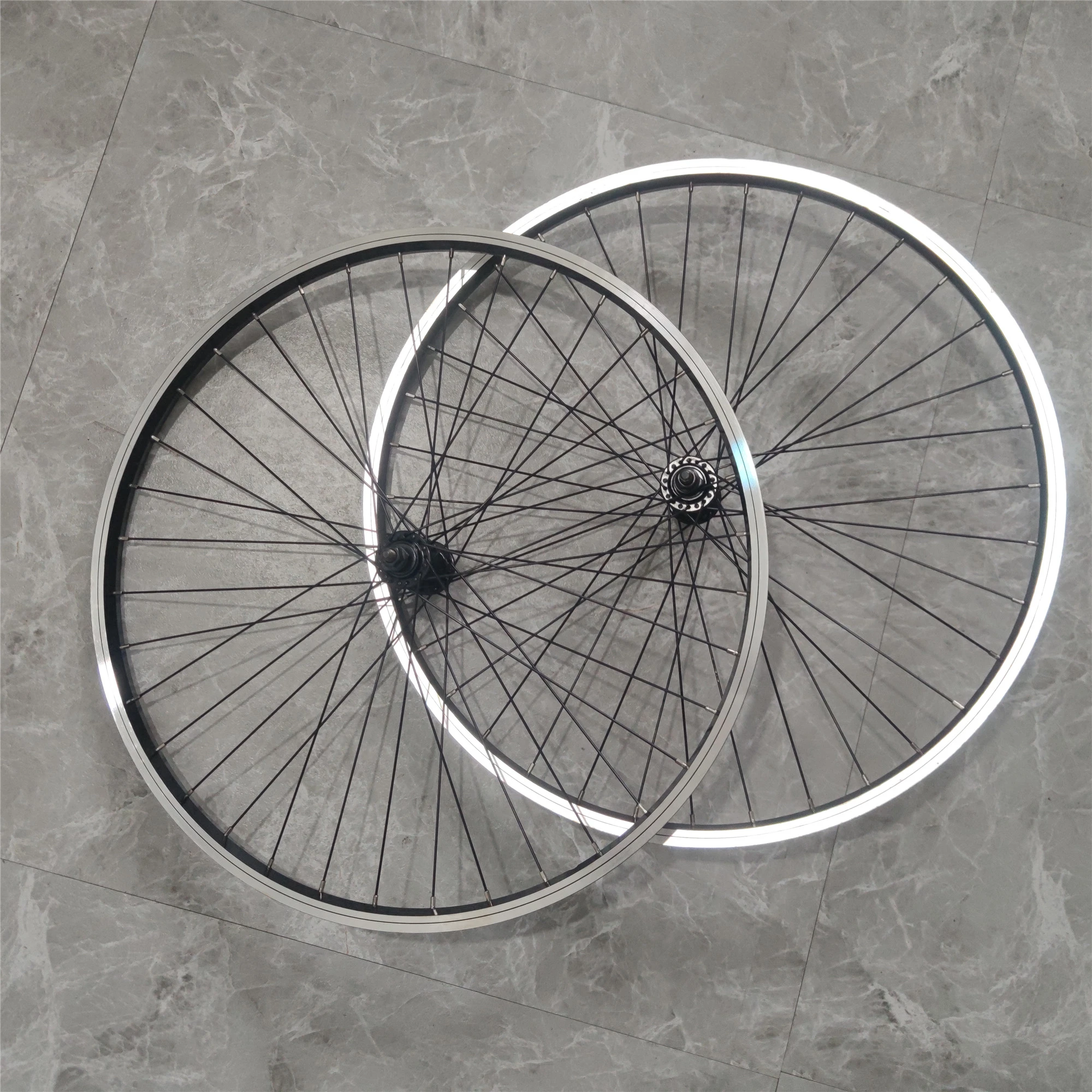 700c Road Bike Rim Set Cnc Wall 36h Fixie Bike Wheel Sets Cnc Machined ...