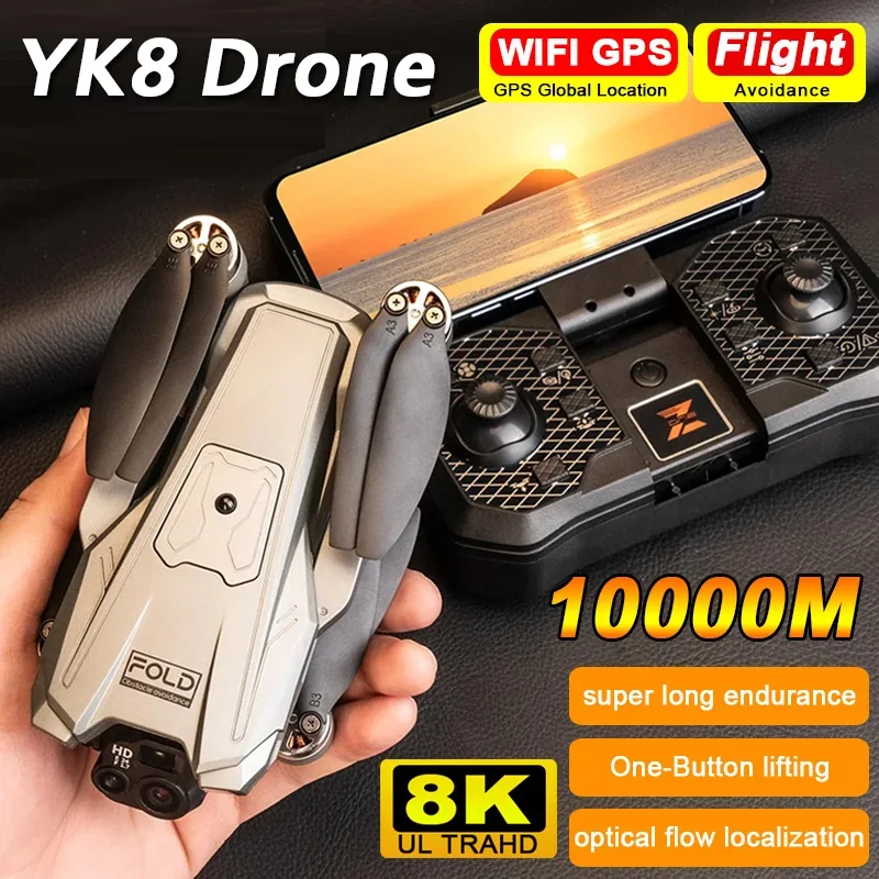 New-YK8-Drone-8K-Professional-Dual-Camera-GPS-Obstacle-Avoidance-Aerial ...