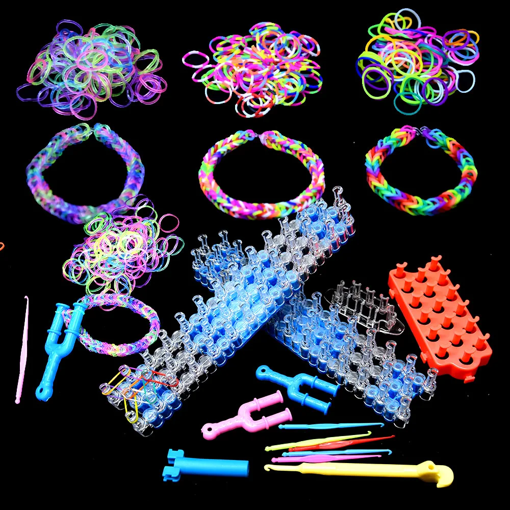 Rubber Band Loom Weaver Tool for DIY Elongated Knitting Machine Arts ...