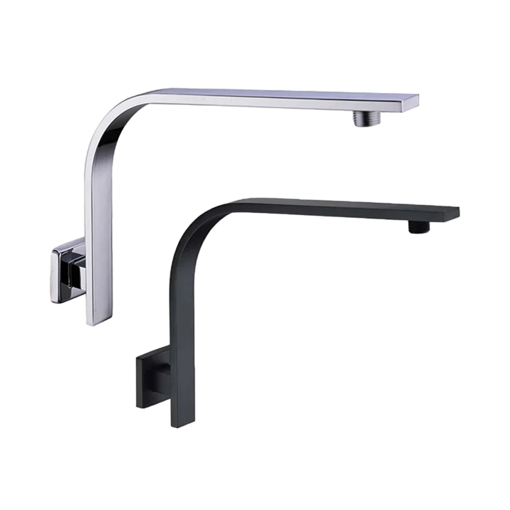 Brass-Wall-Mounted-Shower-Arm-Extension-Bathroom-Rainfall-Head-Elbow ...