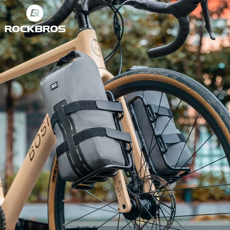 ROCKBROS-Bicycle-Bag-2-7L-Bike-Front-Luggage-Rack-TPU-Waterproof ...