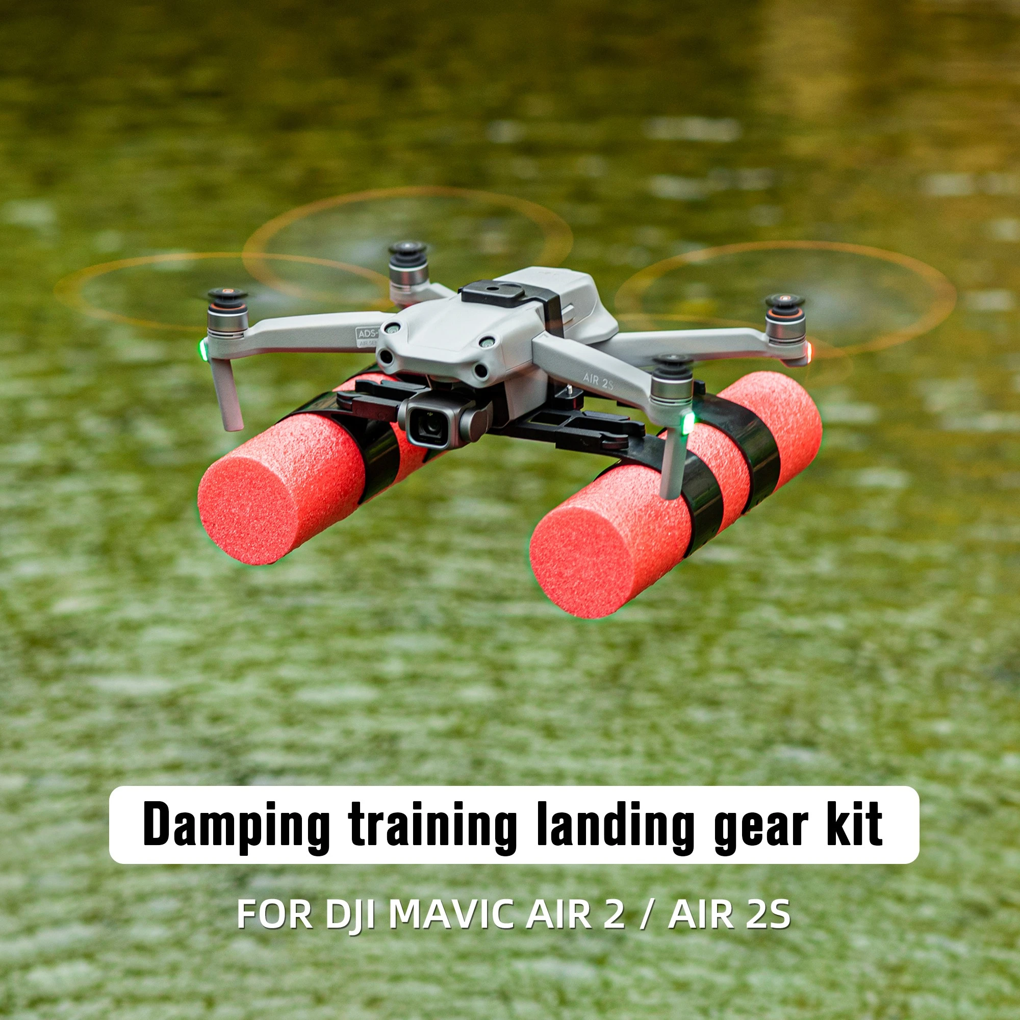 Mavic Air 2s Landing Floating Landing Gear On Water Damping Training ...