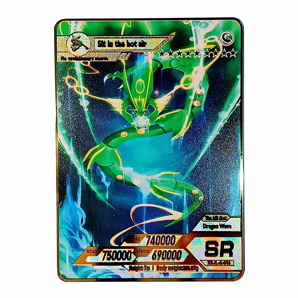 Card Metal Pokémon Letters Mewtwo Gx Pikachu Charizard Vmax Genga ...
