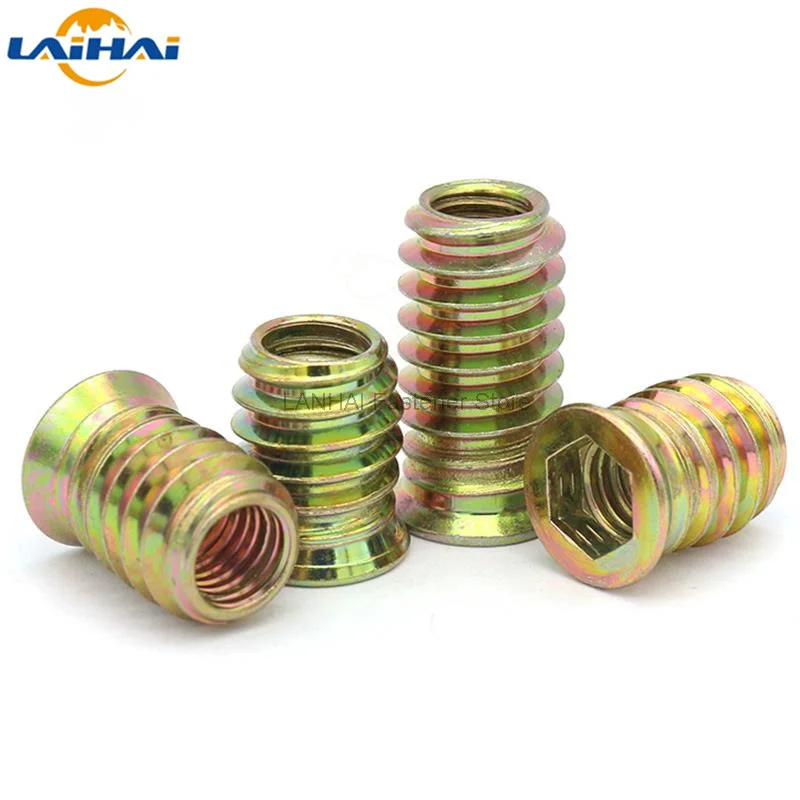 10pcs-M6-M8-M10-Steel-Metal-Hexagon-Hex-Socket-Drive-Head-Embedded ...