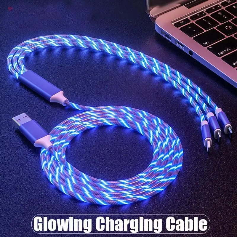 3IN1 Metal Streamer Cable Is Suitable for Apple Android Type C Mobile ...