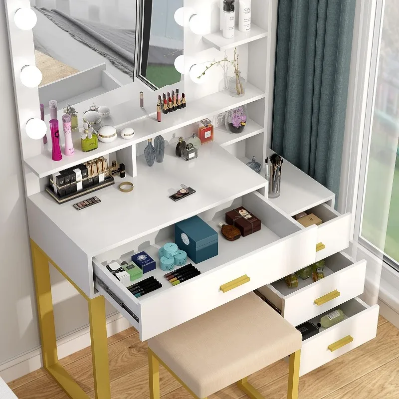 Makeup Vanity Set With Lights