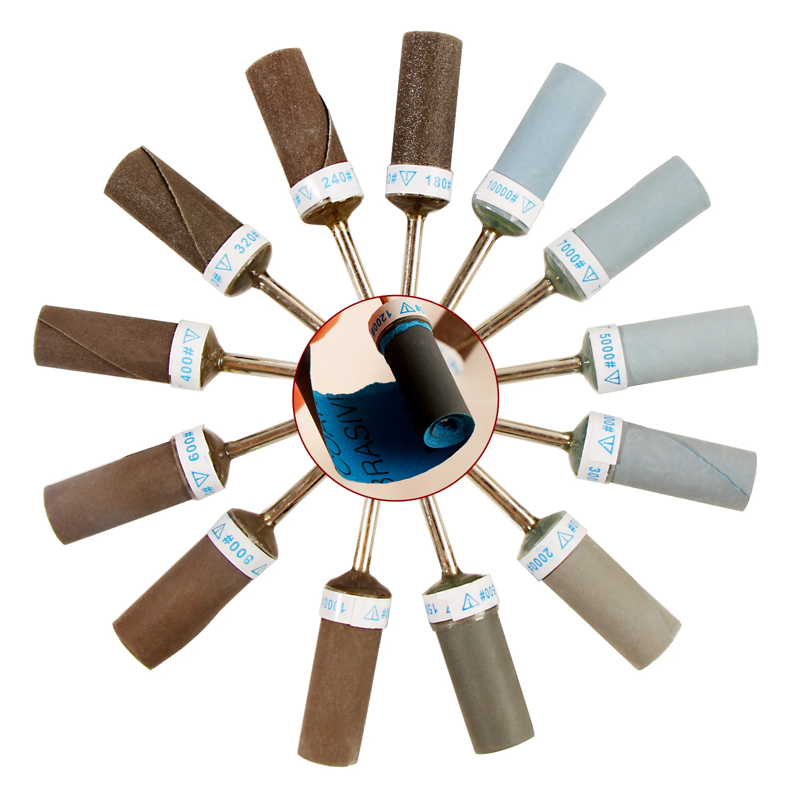 Wet-Dry-Sandpaper-Stick-Grinding-Head-Reusable-Polished-Buffing-Rod-Bit ...