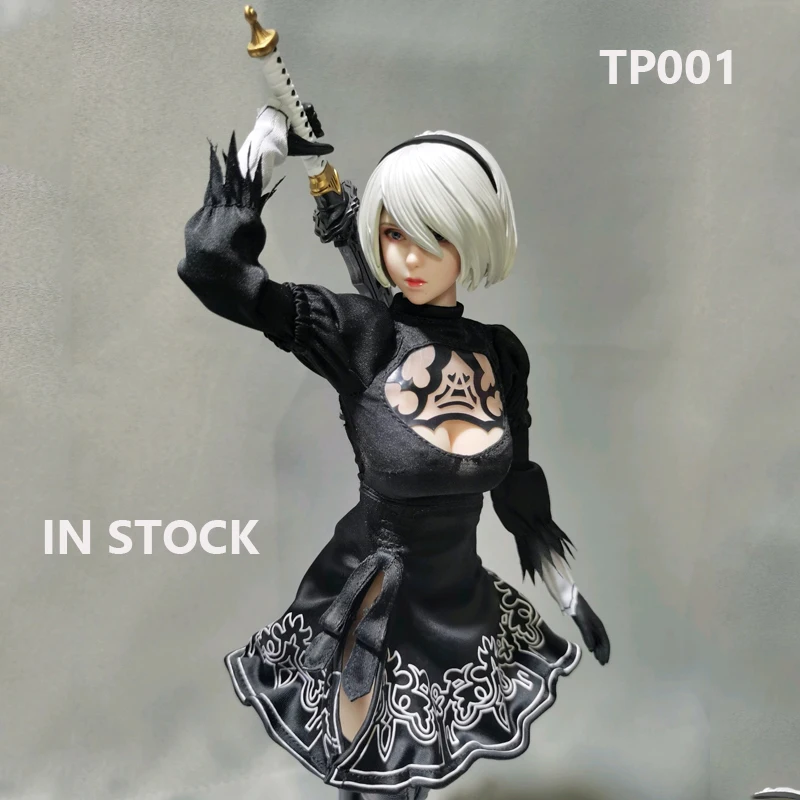 Toys park TP001 1/6 2B Sister Head Sculpt NieR:Automata black dress ...