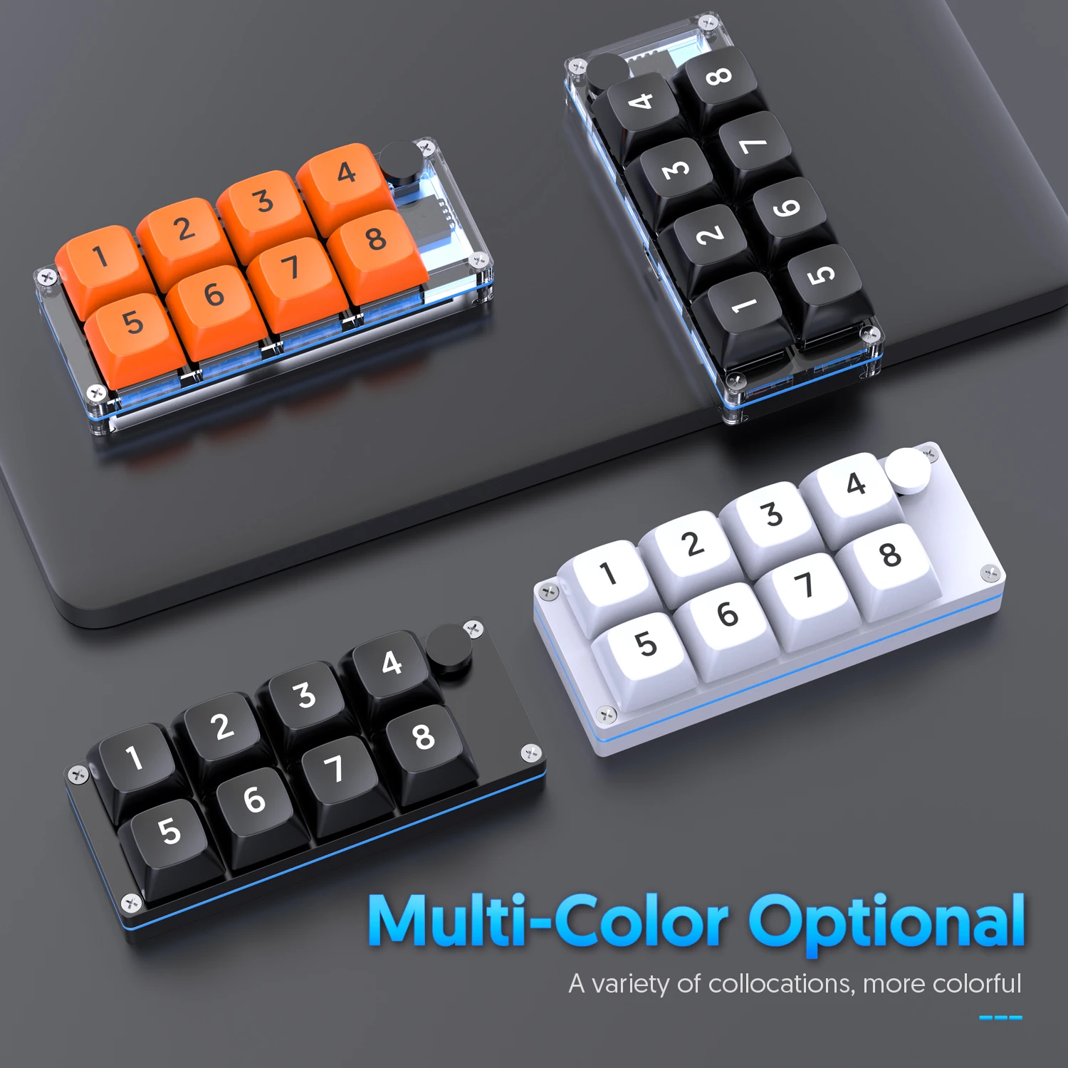 Mini-RGB-Programming-Macro-Custom-Knob-Mechanical-Keyboard-and-Wide ...
