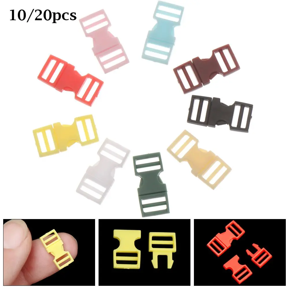 10Pcs 6mm Plastic Mini Buckle Side Release Doll Bags Buckles Handmade ...