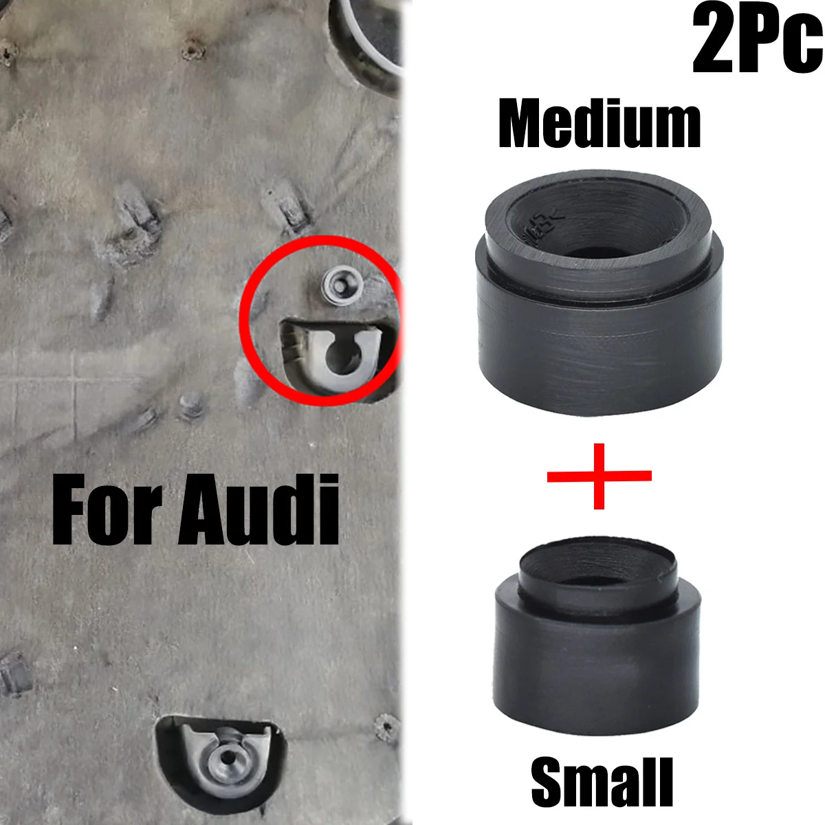 2X Engine Rubber Mounting Bush For Audi A1 A3 A4 A5 A6 A7 A8 Q5 ...
