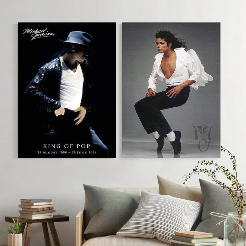 Poster-Seni-Kanvas-Band-Michael-Jackson-dan-Gambar-Seni-Dinding-Cetak ...