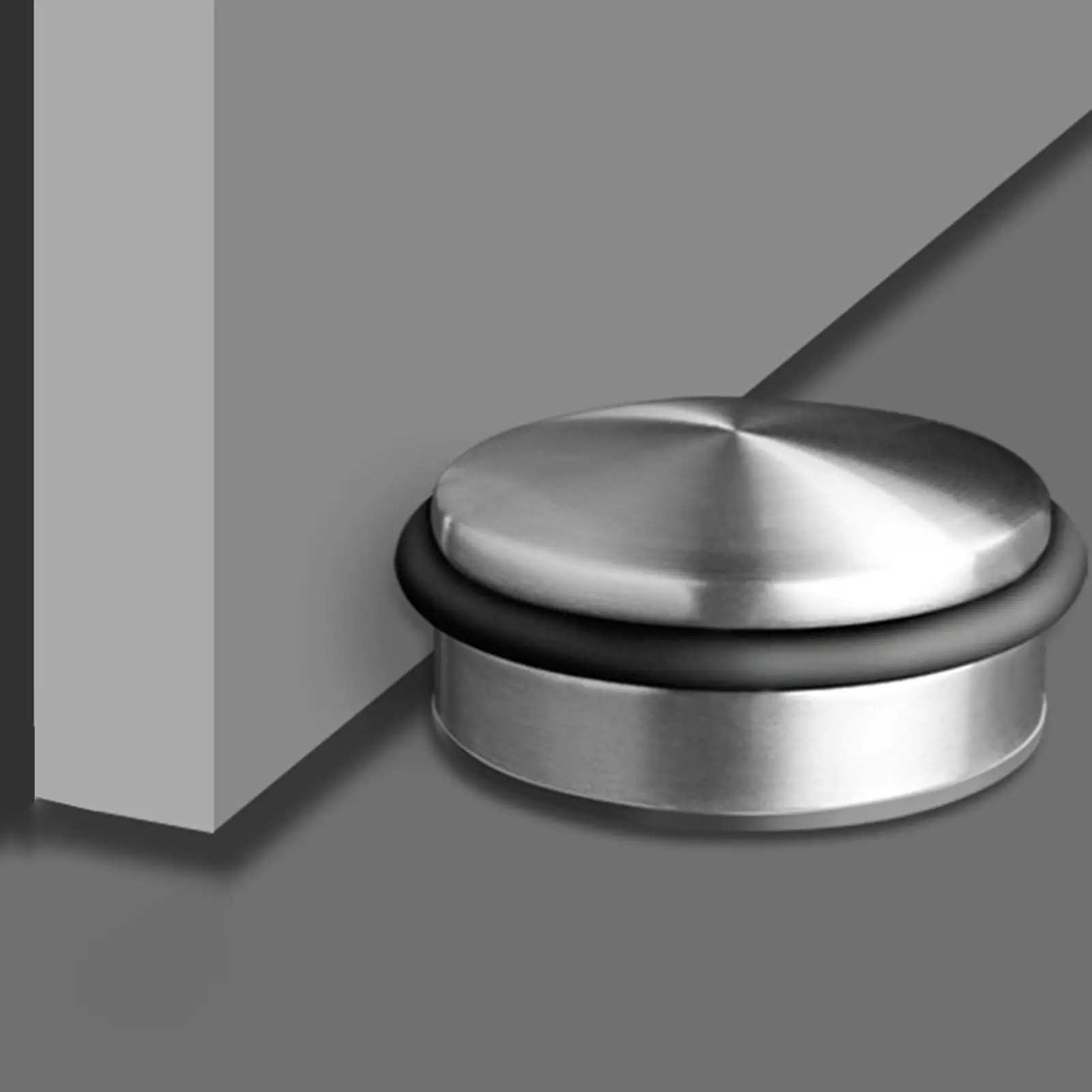 Round-Rubber-Door-Stopper-Door-Stops-Stainless-Steel-Durability-Door ...