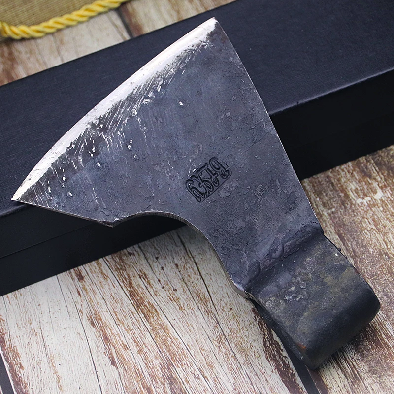 Hand-forged-clamp-steel-Nordic-Indian-outdoor-axe-head-Jungle-adventure ...