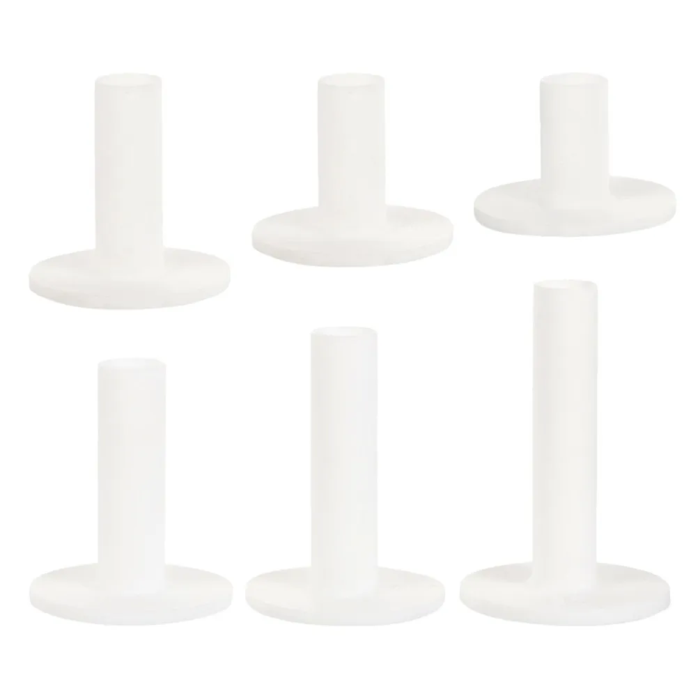 6Pcs Golf Ball Tee Holder Silicone Unbreakable Practice Tees Compact ...