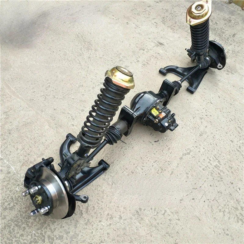 Electric-Car-Four-Wheel-Drive-Front-Axle-Rear-Axle-Assembly-Independent ...