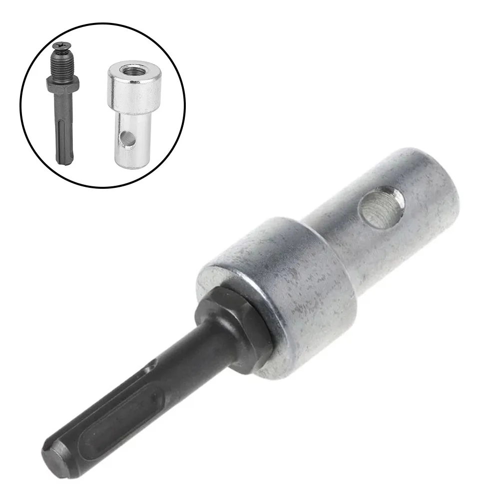 1pc-Round-Shank-2-Slots-Drill-Bit-Adapter-SDS-Arbor-Connector-For-Earth ...