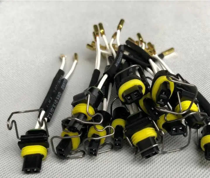 10PCS-2-pins-C7-C9-Engine-Fuel-Injector-wire-Plug-Connector-For-CAT ...