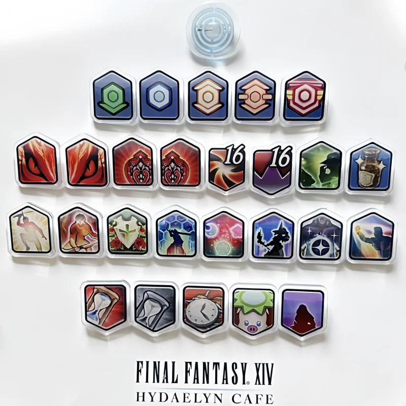 ACG-FINAL-FANTASY-XIV-FF14-Career-Skills-Buff-Badge-Wearable-Anime-Game ...
