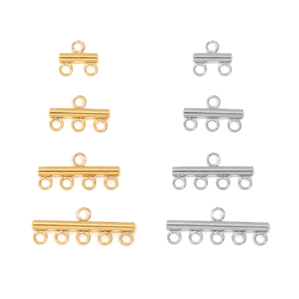 10pcs-Stainless-Steel-Necklace-Layering-Clasp-Slide-Lock-Clasp-Pendant ...