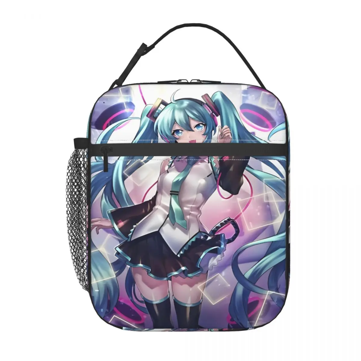 Insulated Lunch Bag Anime Waifu Hatsune Miku Accessories Lunch Food Box ...