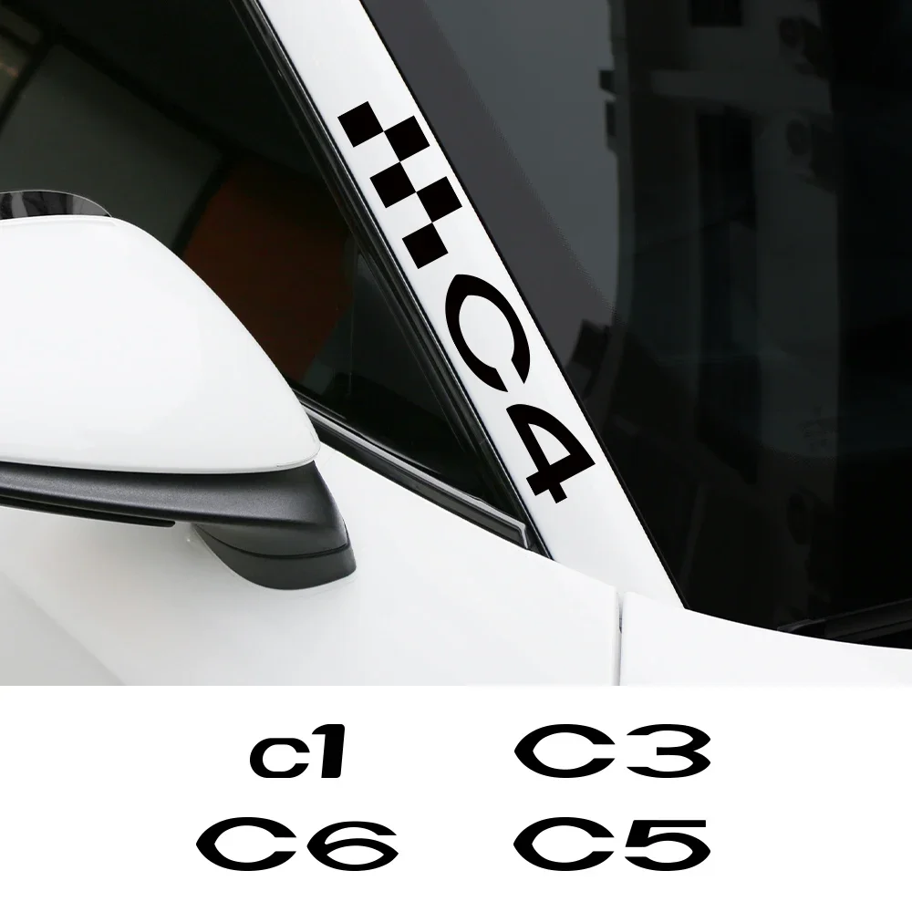 2PCS-Car-Stickers-B-Pillar-Decor-Decals-Accessories-Exterior-Tuning ...