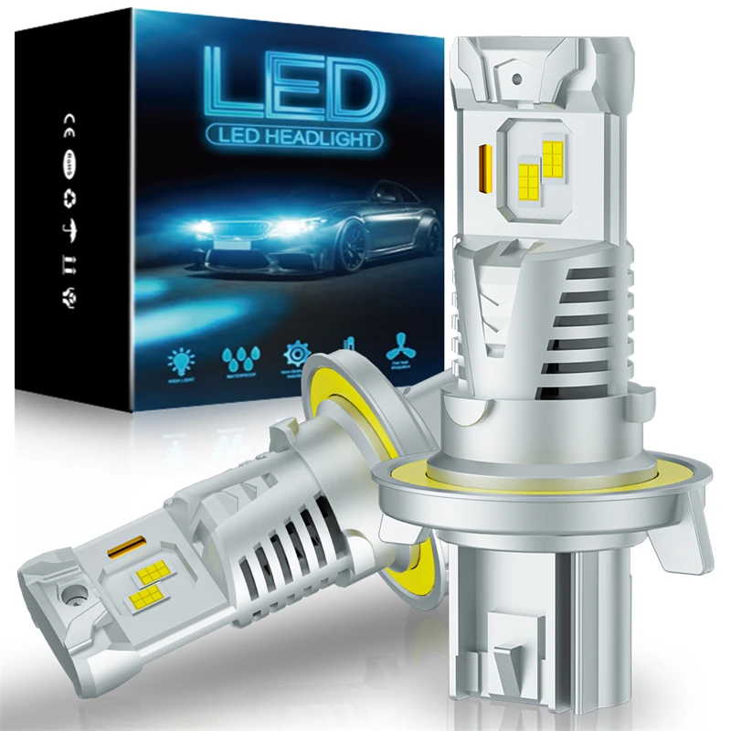2Pcs-9008-H13-Car-LED-Headlight-Bulb-350000LM-500W-CSP-LED-Bulb-Fanless ...