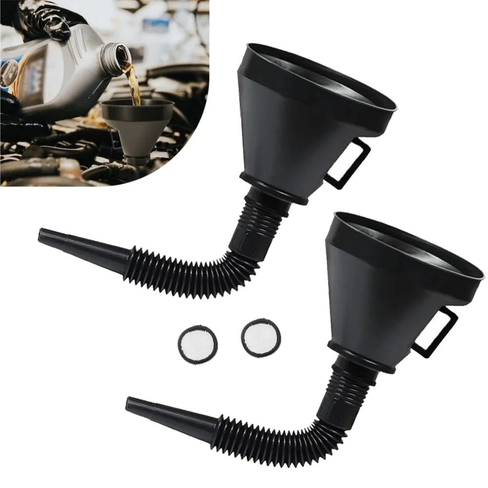 Embudo de combustible para motocicleta y coche, 2 uds., con filtro para ...