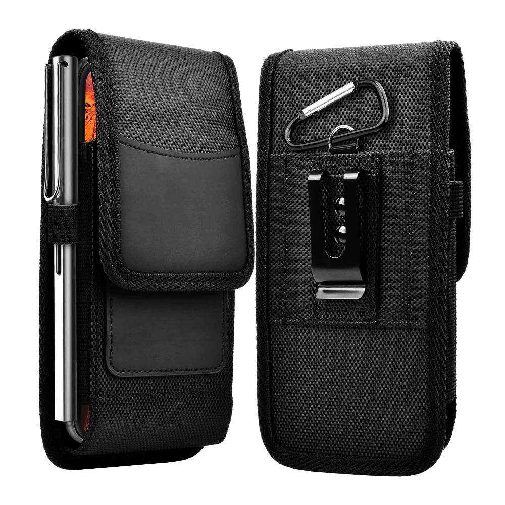 Vertical-Nylon-Cell-Phone-Belt-Clip-Holster-Pouch-Buckle-Wallet-Card ...