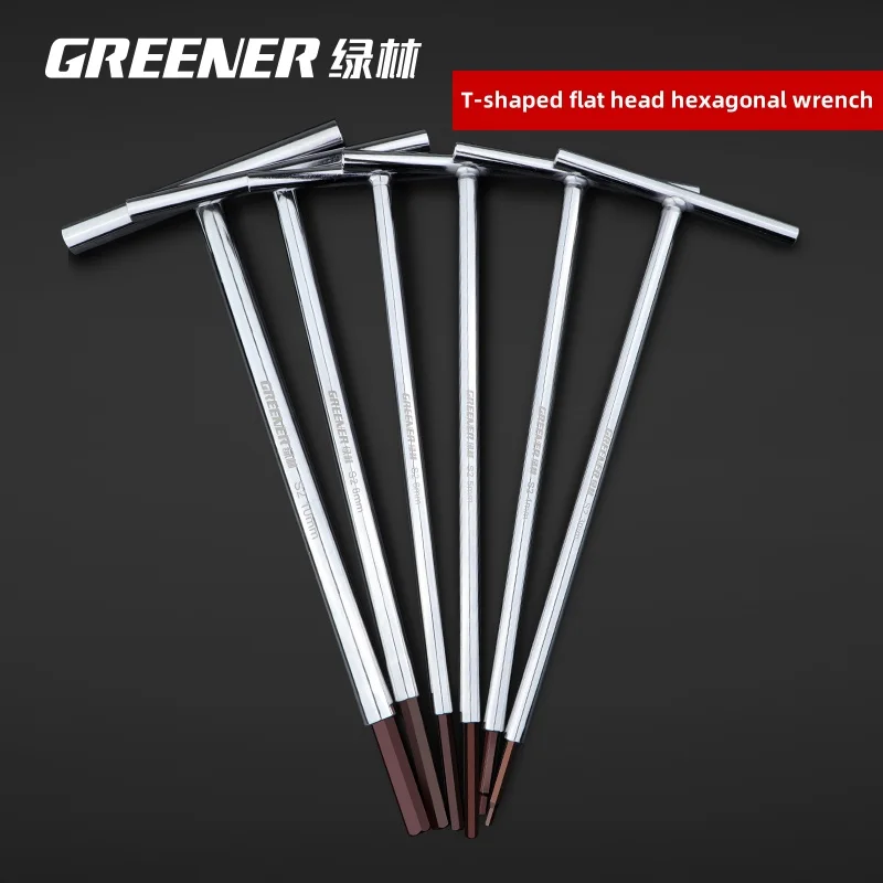 Extended-hexagonal-wrench-T-shaped-flat-head-hexagonal-metal-handle-T ...